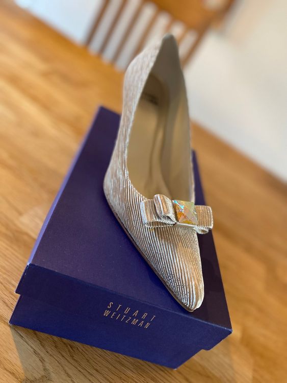 Stuart Weitzman, Gr. 38.5, Gold, Top Zustand (D'occasion) à Winterthur ...