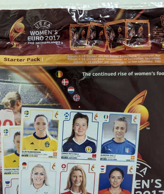 Panini UEFA Women's Euro 2017 Starter Pack OVP (Neu und ...