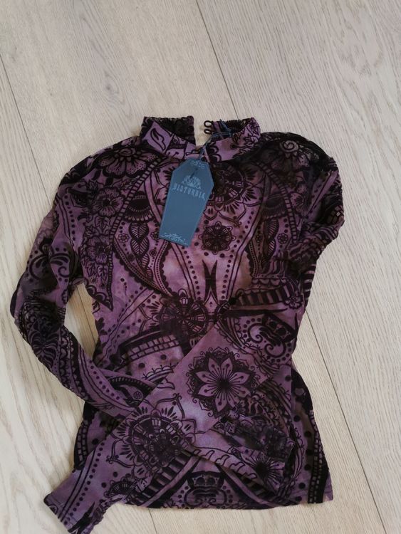 Disturbia Mesh Top weinrot, Gr. 34 neu (Neu und originalverpackt) in ...