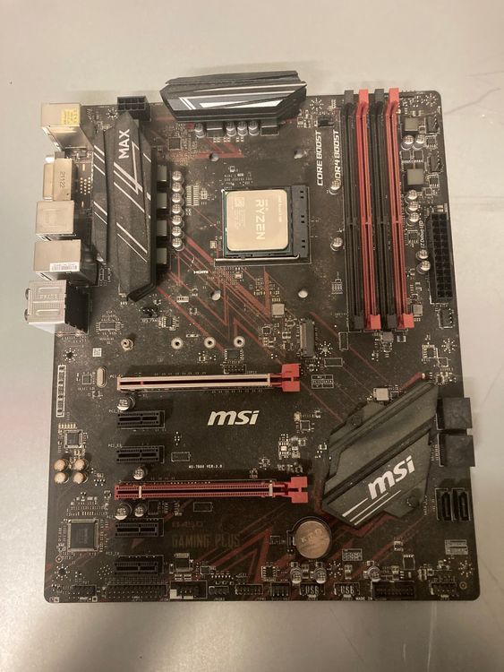 MSI B450 GAMING Plus Mainboard mit AMD Ryzen 3 1200 CPU | Kaufen auf ...