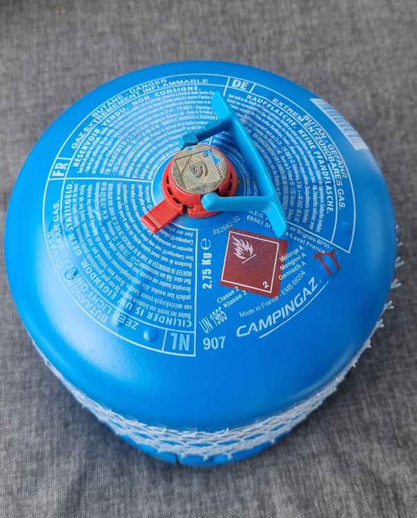 Campingaz Gasflasche R907 Neue gefüllt & plombiert 6 Liter (Neu und ...