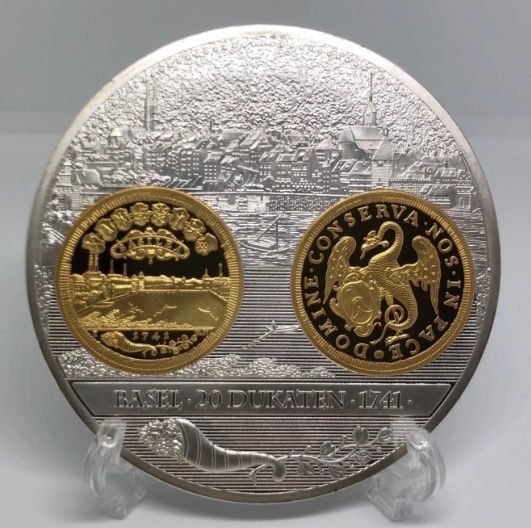 Gedenkprägung 20 Dukaten Basel 1741 Währungsgeschichte (Gebraucht) in ...