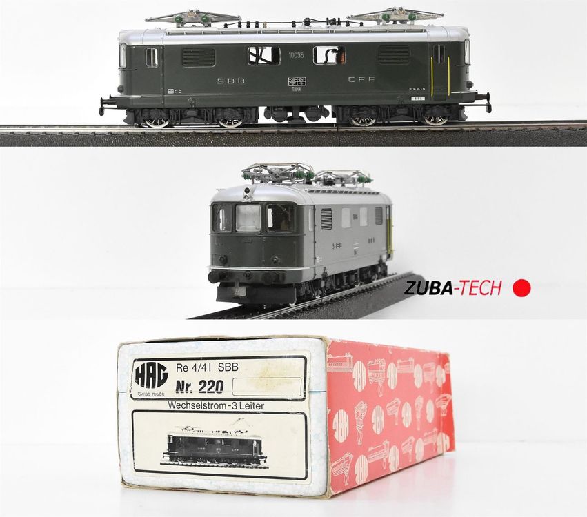 HAG 220 E-Lok Re 4/4 I SBB H0 WS Analog | Kaufen auf Ricardo