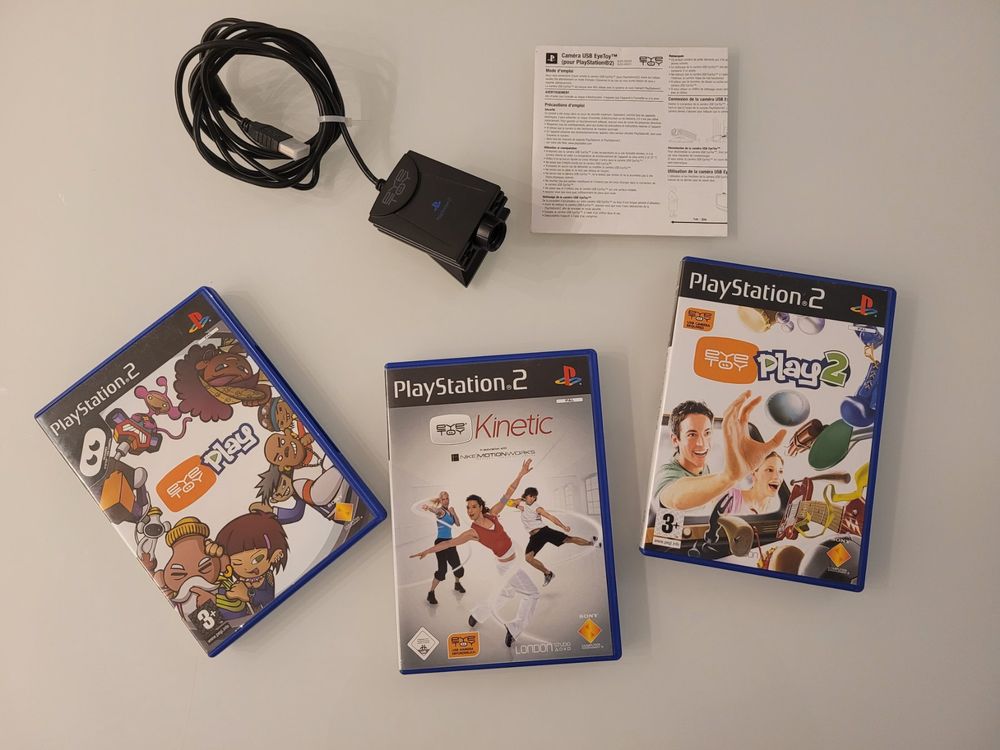 Eye Toy USB-Camera inkl. 3 Games / Playstation 2 (PAL) | Kaufen auf Ricardo