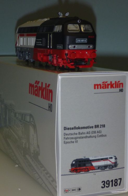 Märklin 39187 BR 218 Diesellok der DB (Neu und originalverpackt) in ...