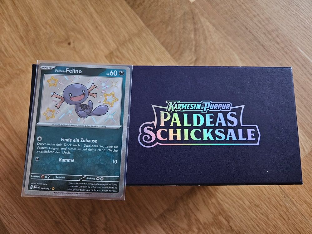 Pokemon Karte Palde-Felino Shiny Paldeas Schicksale (Neu (gemäss ...
