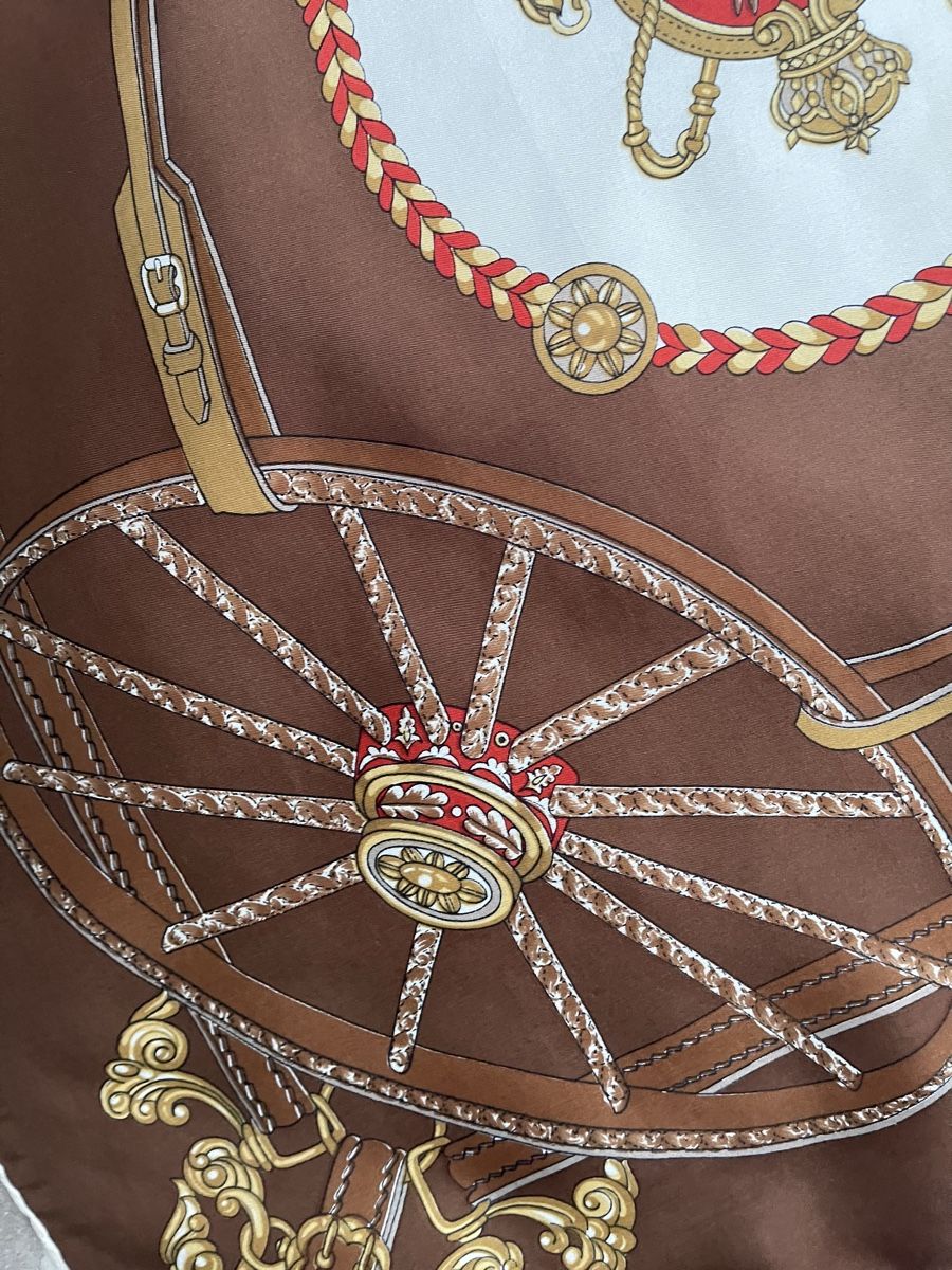 Pierre Charrier – Vintage Seidentuch 100 % Seide · 73 × 77 (Gebraucht ...