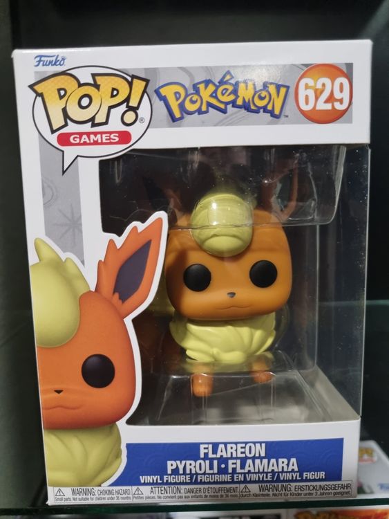 Funko Pop Pokémon #629 - Flareon • Flamara (Neu und originalverpackt ...