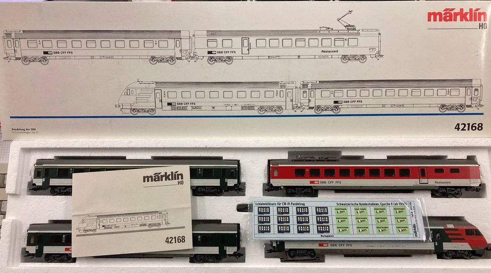 Märklin H0 42168 SBB Schnellzugwagen-Set 4-tlg. aus Sammlung (Neu (gemäss Beschreibung)) in ...