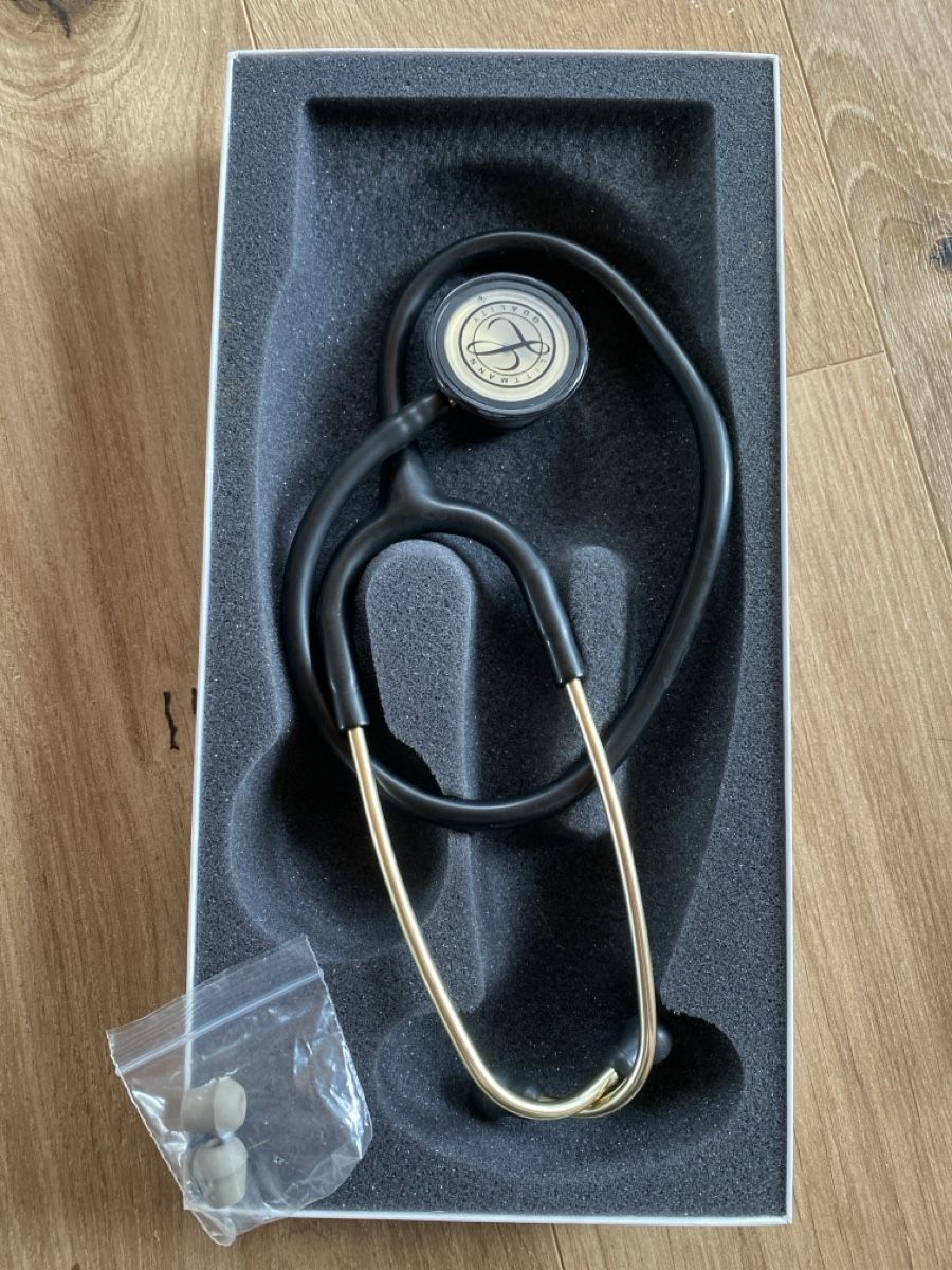 Littmann Classic II S.E. Stethoskop Schwarz/Gold - Neuwertig (Gebraucht ...