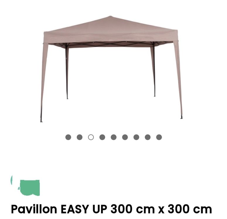 Pavillon Easy Up 3x3m | Acheter sur Ricardo