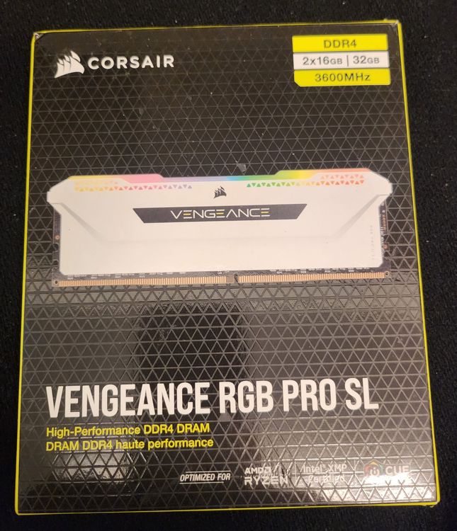 Corsair Vengeance RGB Pro SL 2 x 16GB, 3600 MHz, DDR4-RAM, D | Kaufen ...