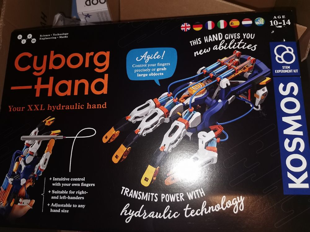 Kosmos Cyborg-Hand XXL hydraulische Hand neu, ungeöffnet | Kaufen auf ...