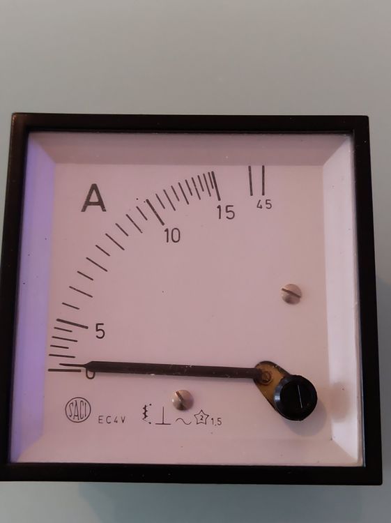 AC-Analog-Voltmeter Wechselskala EC4V 15-45Amper (Neu und ...