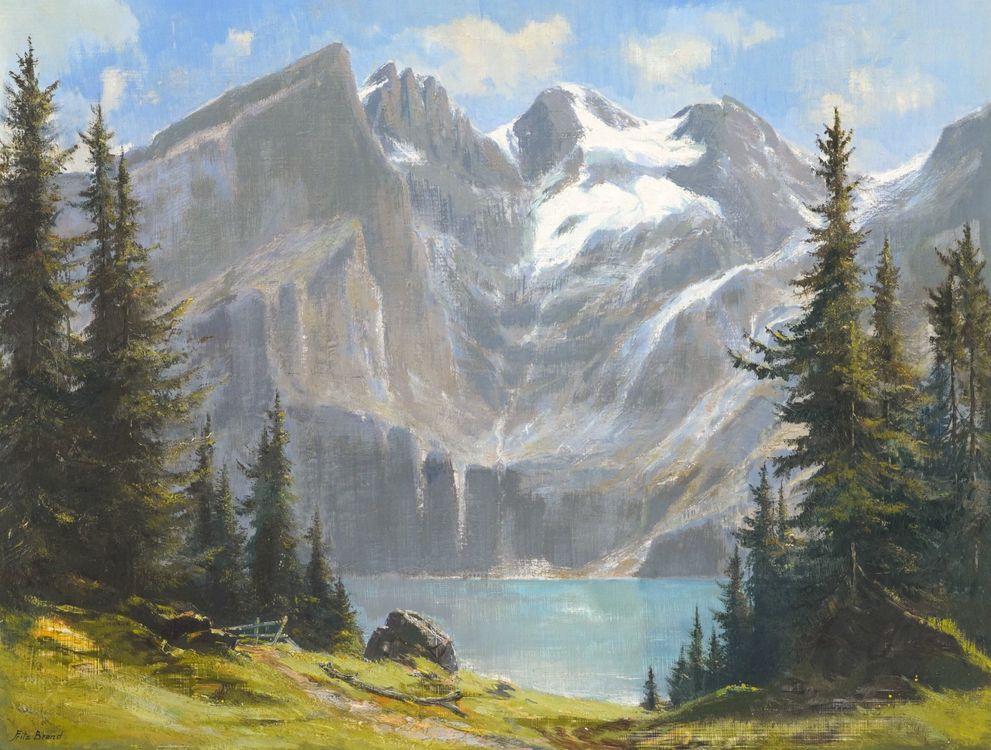 Fritz Brand (1909-1998): Oeschinensee, 1954 (Gebraucht) in Meilen für ...