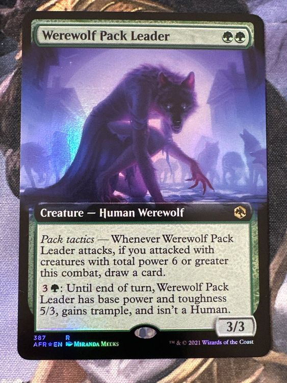 Werewolf Pack Leader FOIL Variant 387 Boosterfrisch | Kaufen auf Ricardo