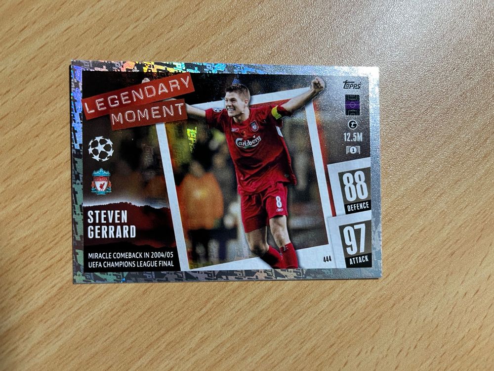 Topps Match Attax 2023/24 Legendary Moment Steven Gerrard | Kaufen auf ...