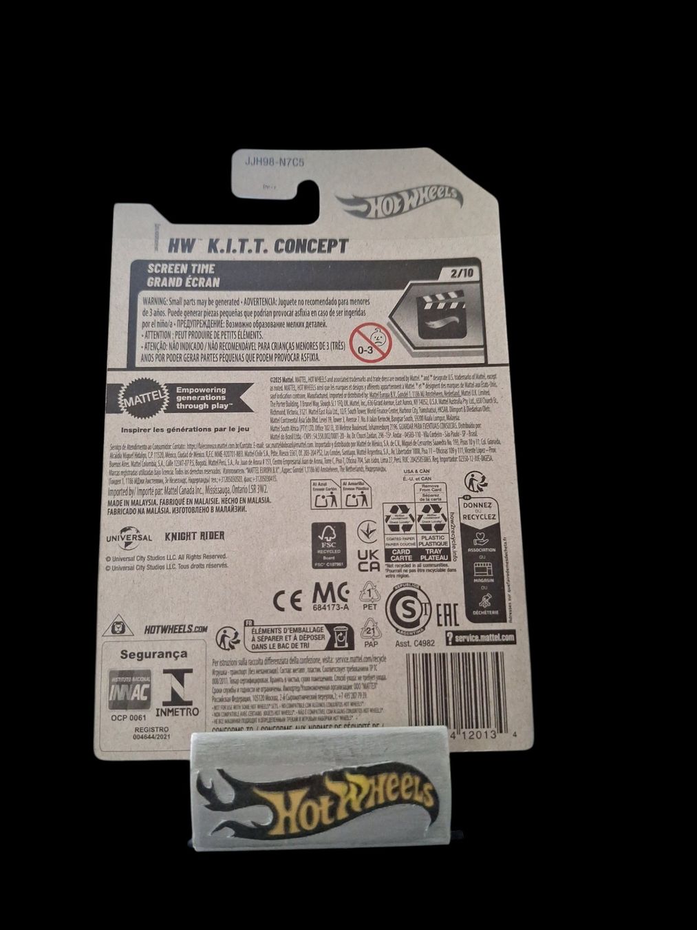 Hot Wheels HW Screen Time 2026 HW K.I.T.T. Concept 2/10 L (Neu und ...