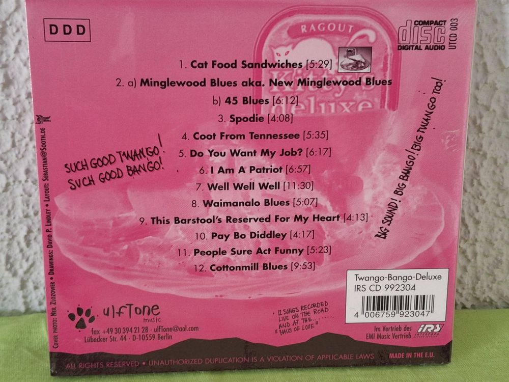 CD David Lindley & Ingram -Twango Bango Neu 🔴Folk-Blues (Gebraucht) in ...