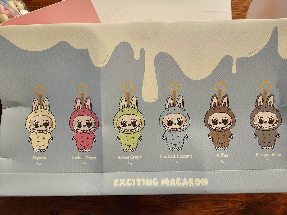 Original LABUBU Exiting Macaron Blind Box (Neu und originalverpackt) in ...