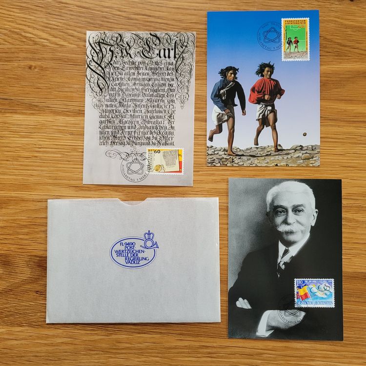 Maximum Karte 1994 MK/ Nr. 123 Vaduz Lichtenstein (Gebraucht) in Biel/Bienne für CHF 2 – mit ...