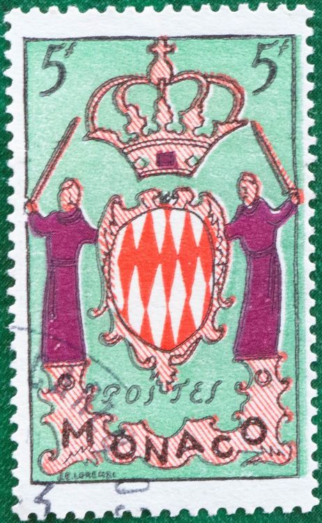Monaco Briefmarke / Francobollo di Monaco (Gebraucht) in Chiasso für ...