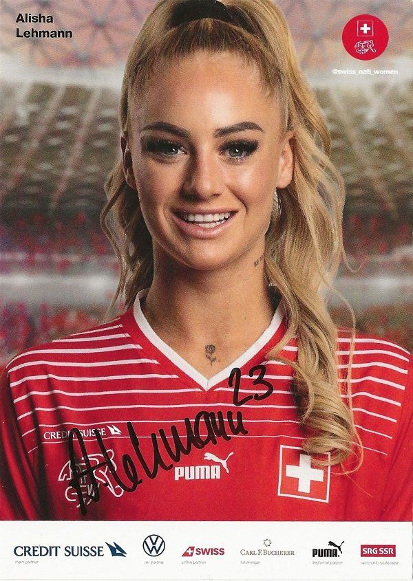 Autogrammkarte Alisha Lehmann (Gebraucht) in Solothurn für CHF 25 – mit ...