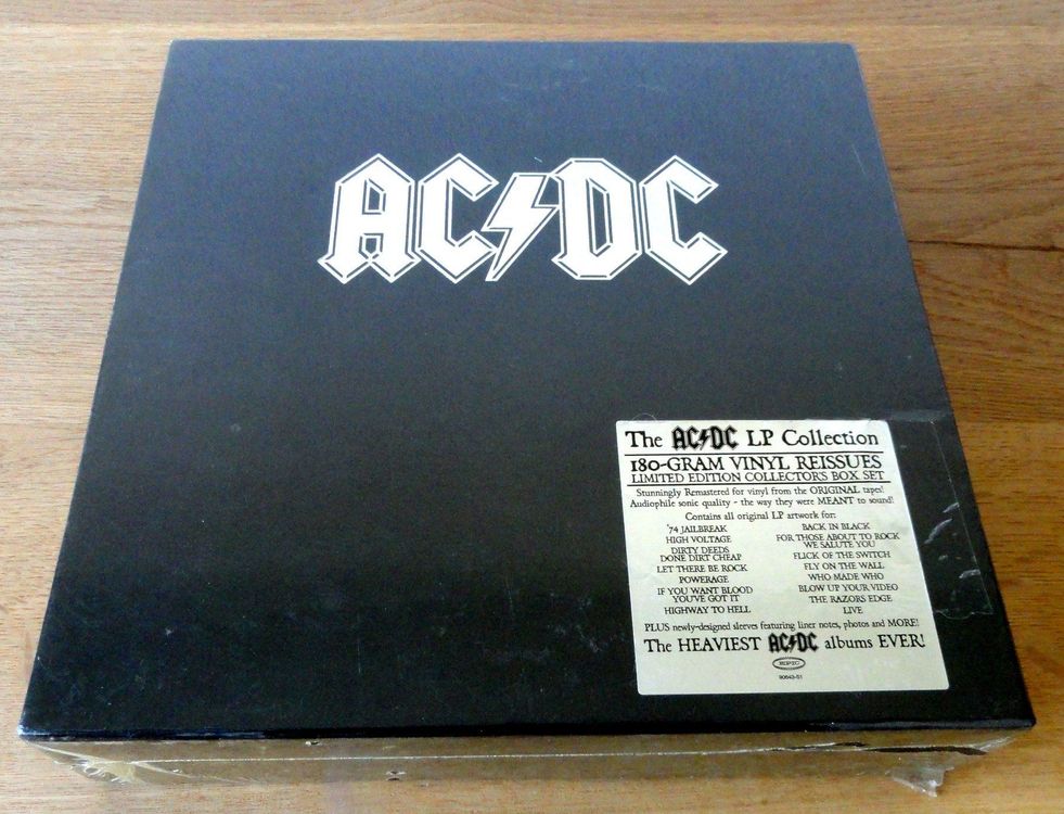 AC/DC LP VINYL COLLECTOR'S BOX SET 15 LP | Kaufen auf Ricardo