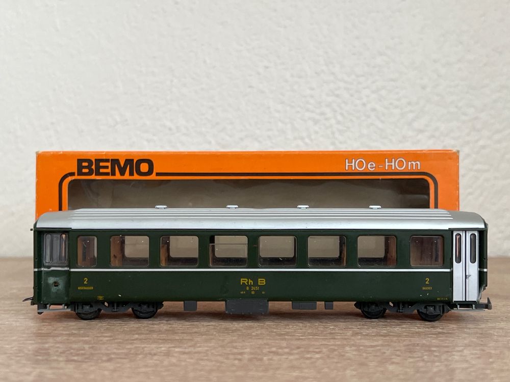 Bemo 3255 2451 Personenwagen Rhb H0m (1) (D'occasion) à St-Aubin-Sauges ...