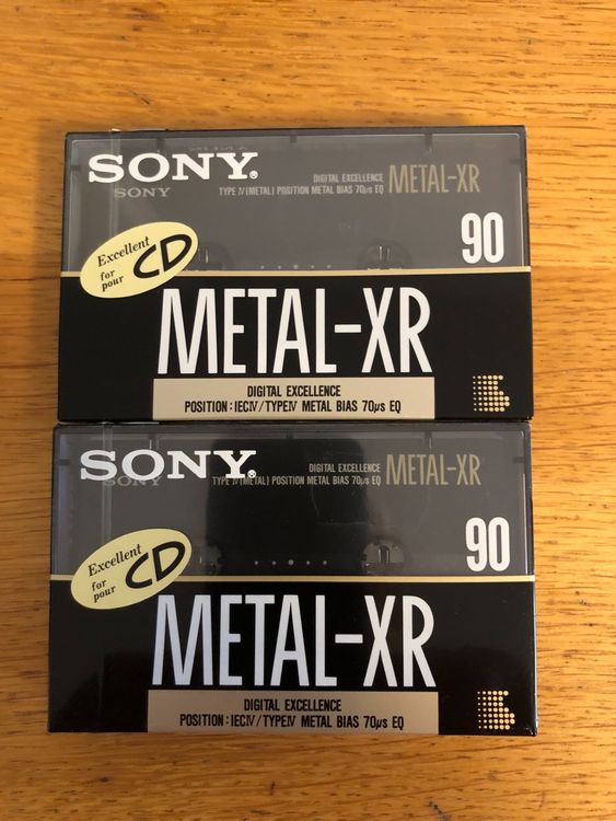 2x SONY METAL-XR 90 Cassette (Neu und originalverpackt) in Hunzenschwil ...