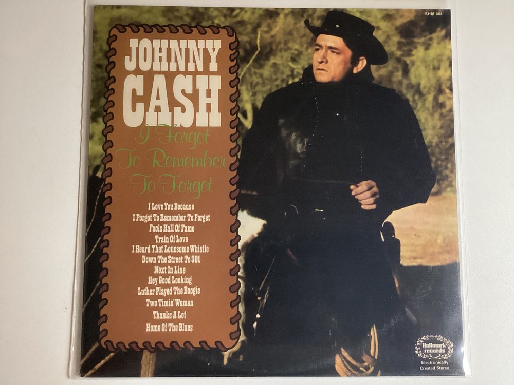 Johnny Cash LP - I Forgot To Remember To Forgot (Gebraucht) in ...