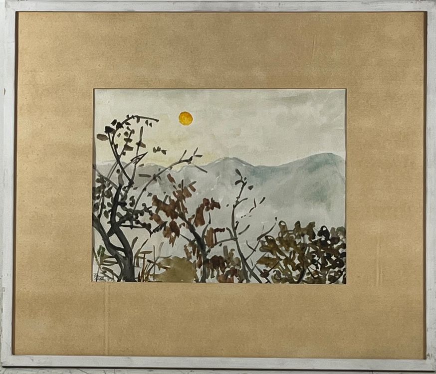 Faustina Iseli (1915-2010) Landschafts Aquarell | Kaufen auf Ricardo