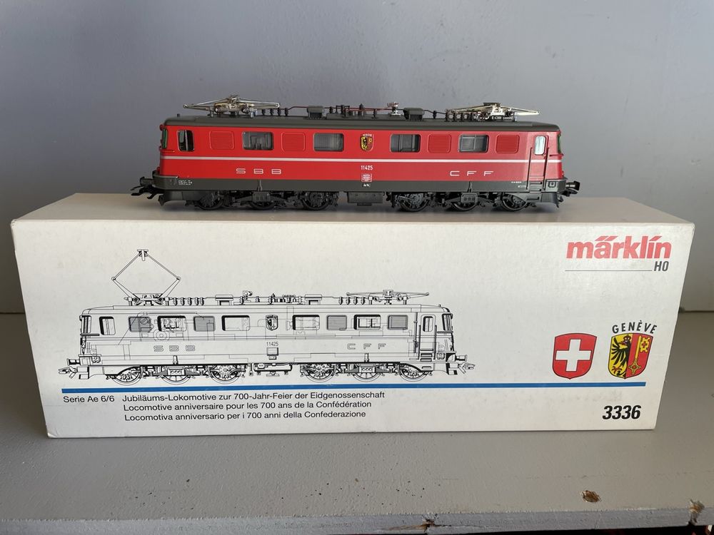 Märklin 3336 Ae 6/6 „ Genf „ Jubi 700 Jahr (Gebraucht) in Thörishaus ...