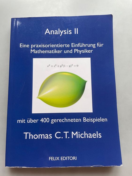 Analysis II Thomas C.T. Michaels (Gebraucht) in Jouxtens-Mézery für CHF ...
