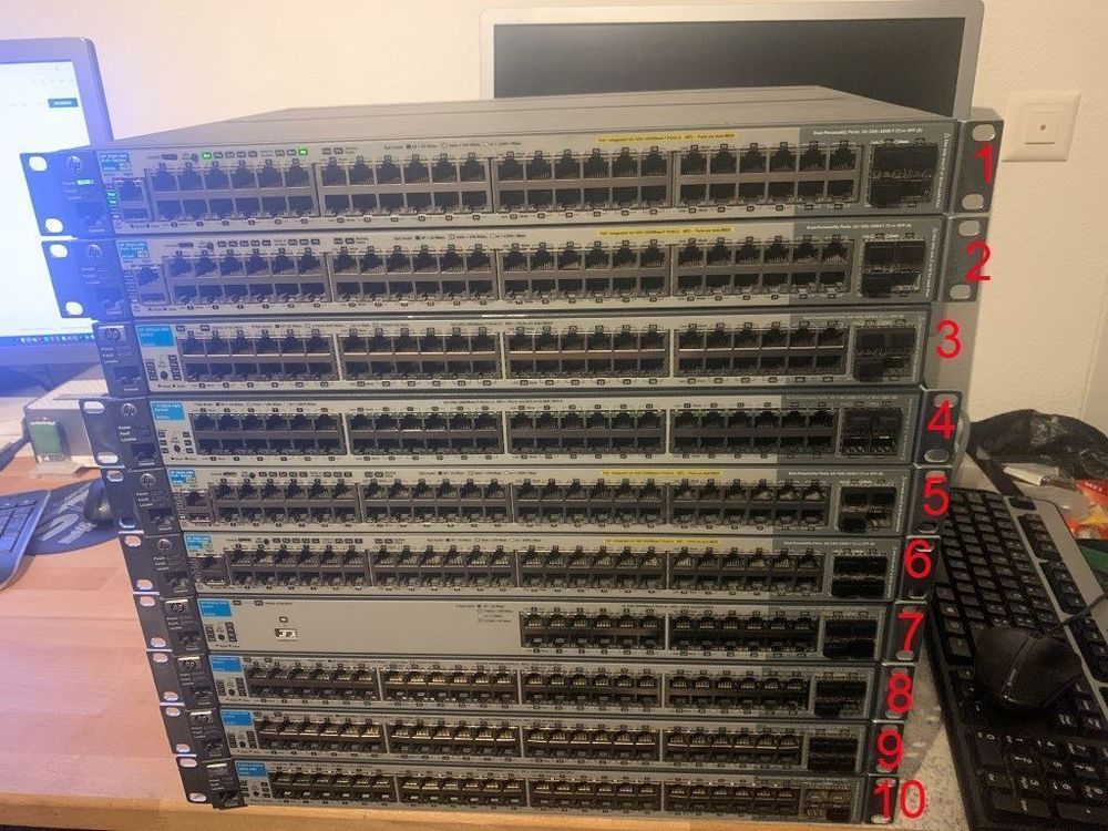Switch HP 2910al-48G 48-Port (Gebraucht) in Brunnen für CHF 15 – mit ...