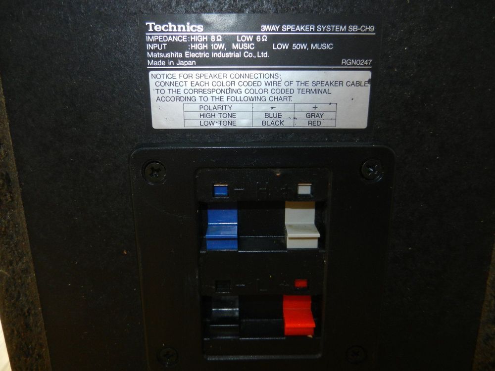 Lautsprecher Boxen Technics SB-CH9 3Weg (Gebraucht) in Flamatt für CHF ...