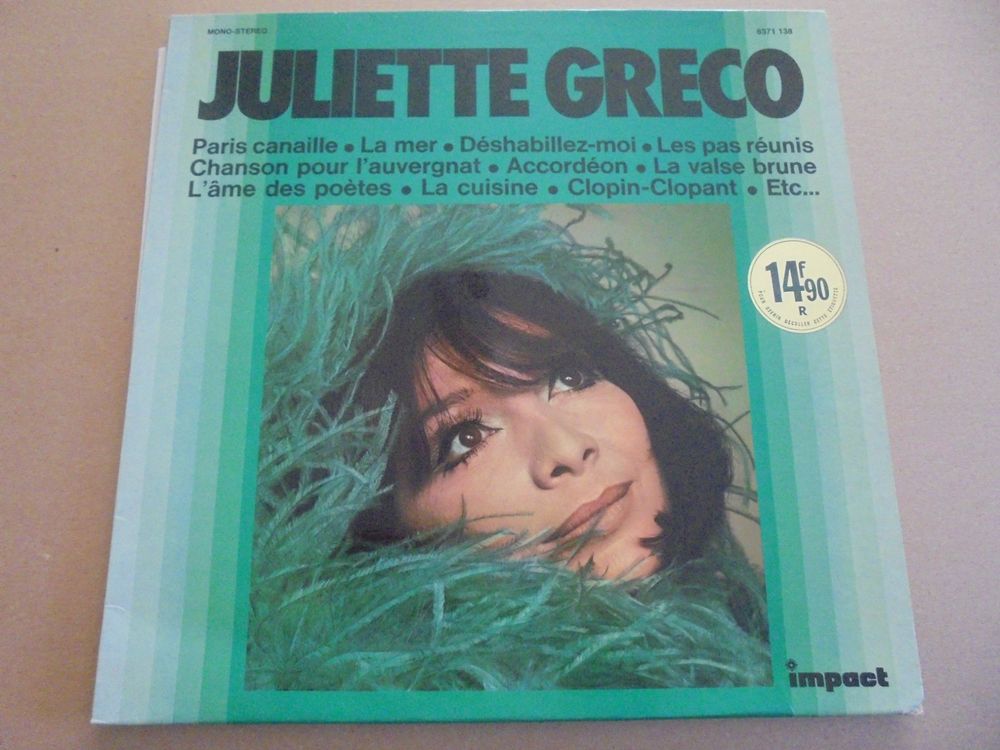 Juliette GRECO " Juliette Greco " LP France (D'occasion) à Crissier ...