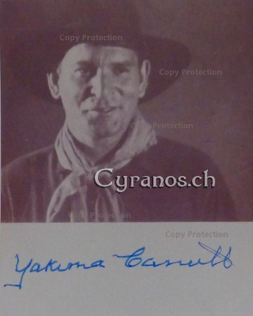 Yakima Canutt (1895-1986) Stuntman - Autogramm (Gebraucht) in Dietikon ...