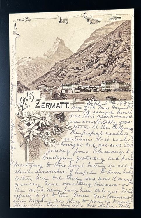 Gruss aus Zermatt Litho (Gebraucht) in Horw für CHF 18 – mit Lieferung auf Ricardo kaufen