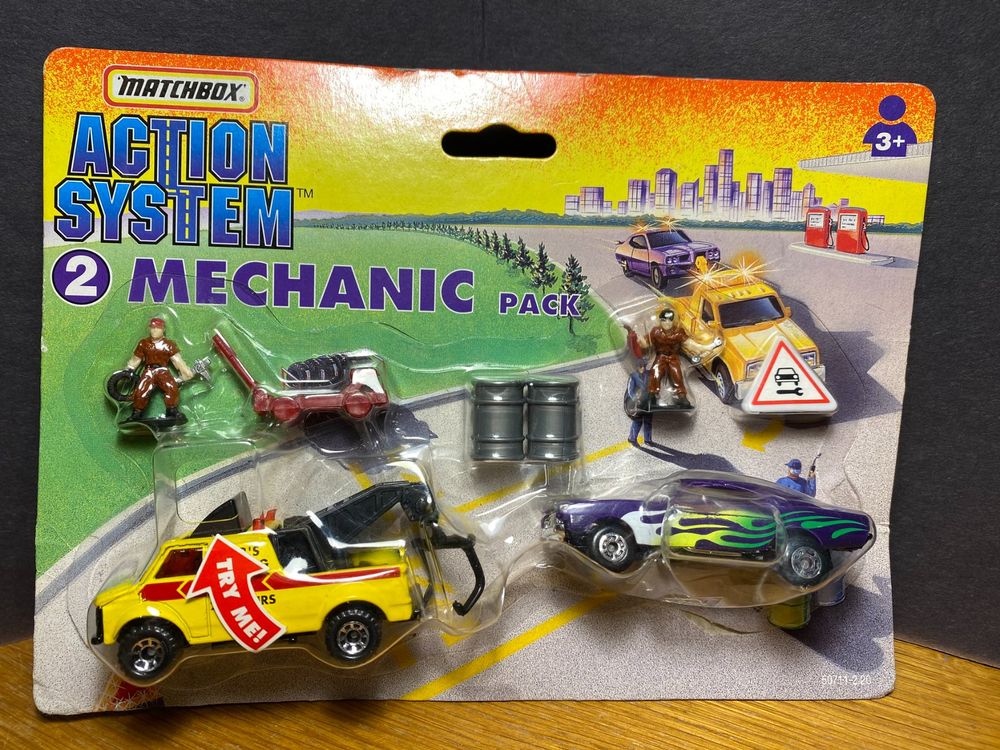 Matchbox Action System 2 Mechanic Pack 1996 OVP (Neu und ...