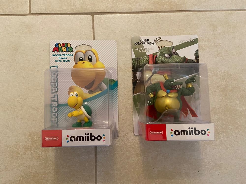 2 Amiibo Figuren: King K. Rool + Koopaling OVP (Neu und ...