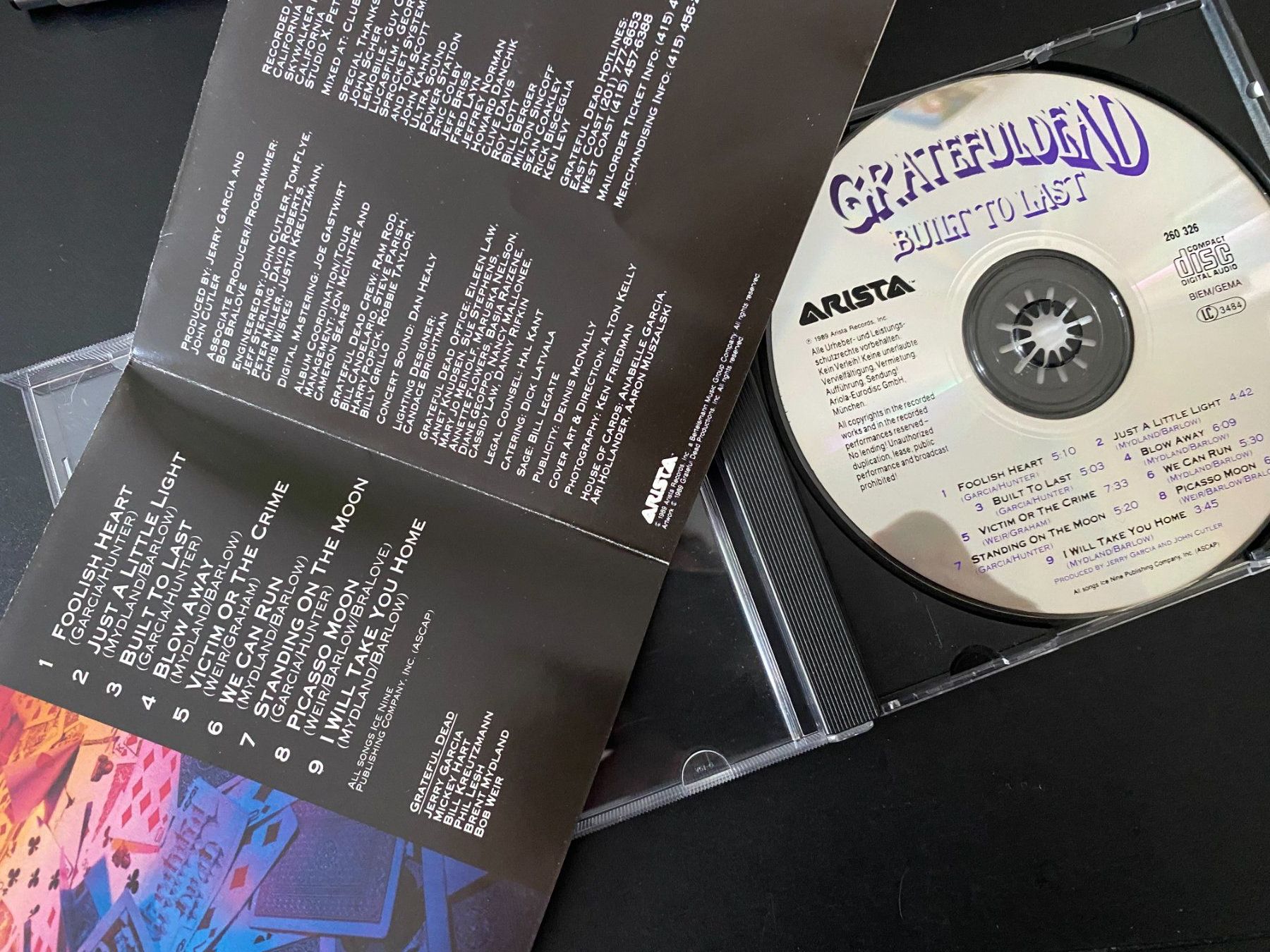 CD greatful dead BUILT TO LAST 1989 9 Songs (Gebraucht) in ...
