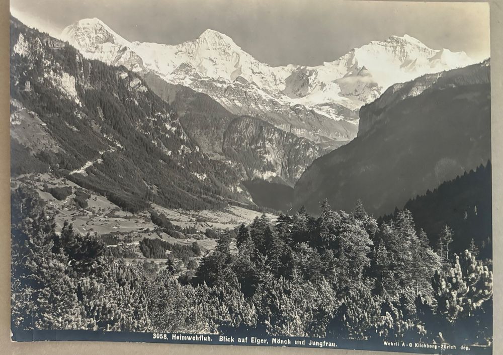 Vintage Wehrli, Heimwehfluh, Eiger, Mönch & Jungfrau, 1900 (Gebraucht) in Frauenfeld für CHF 14 ...