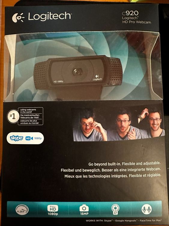 Logitech HD Pro C920 Webcam | Kaufen auf Ricardo