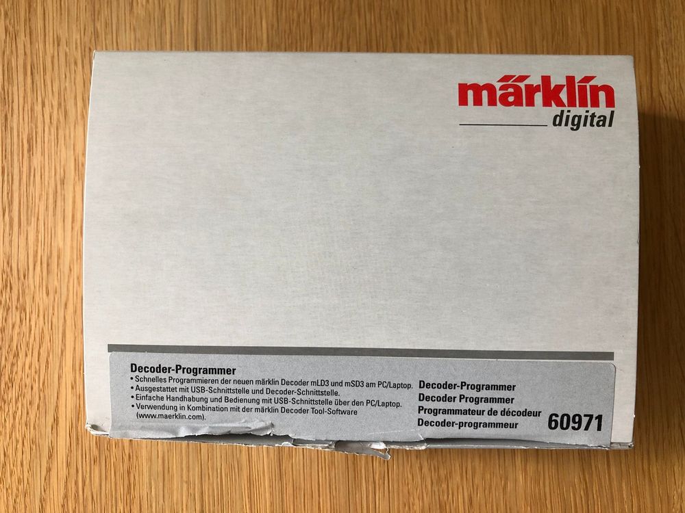Märklin Decoder Programmer 60971 (Gebraucht) in Hedingen für CHF 40 – mit Lieferung auf Ricardo ...