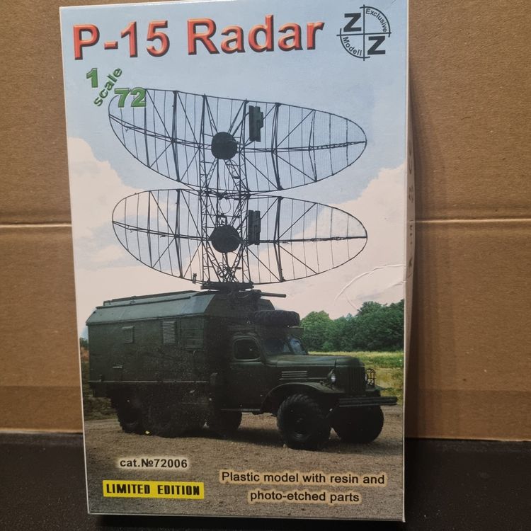 P-15 Radar Modellbausatz 1:72 Limited Edition Z Model (Neu (gemäss ...