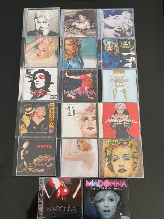 Madonna CD Sammlung 17 Alben 2 DVDs | Kaufen auf Ricardo