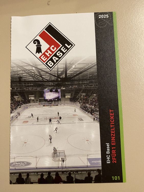 2:1 Gutschein Tickets EHC Basel (Neu (gemäss Beschreibung)) in Liestal für CHF 5.5 – mit ...