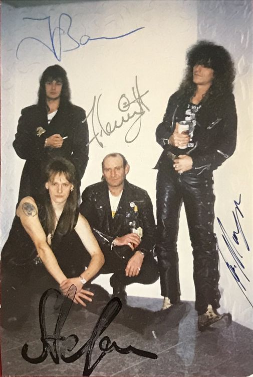 X-Wild Heavy-Metal Running Wild Autogramm Foto 10x15cm (Gebraucht) in ...
