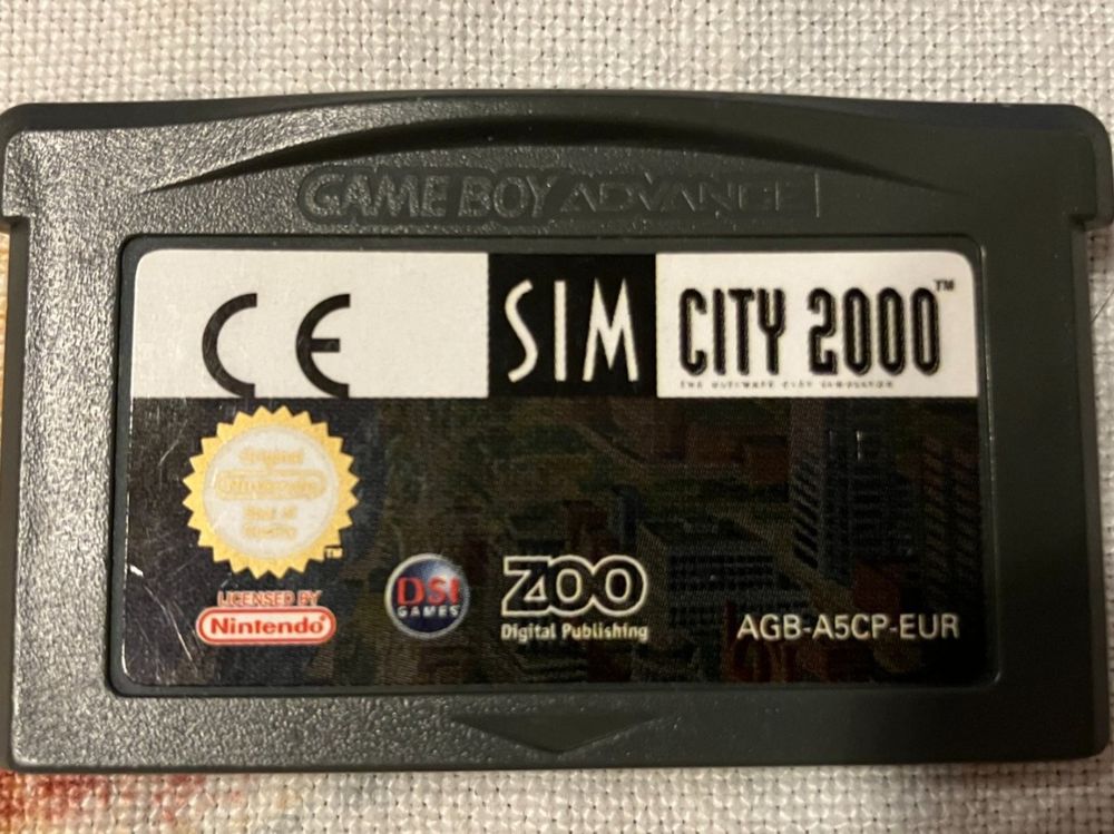 Gameboy Advance (GBA) Spiel Sim City 2000 (Gebraucht) in Schneisingen für CHF 5 – mit Lieferung ...